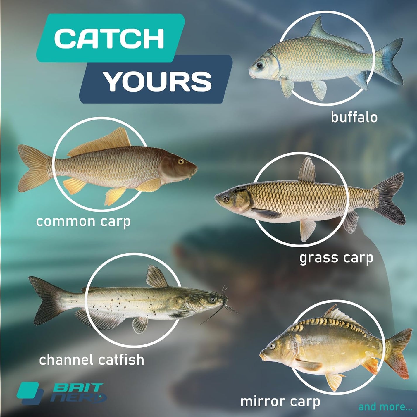 Bait Nerd Carp Boilies 30pcs, 16mm, Squid Natural Premium Soluble Boil – RiverCrawlers